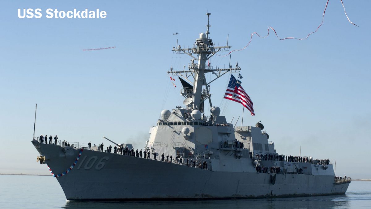 USS Stockdale (DDG106) Navy Destroyer – Laguna Niguel Military Support ...